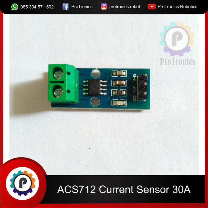 Current Sensor ACS712 30A ACS 712 Sensor Arus | Lazada Indonesia