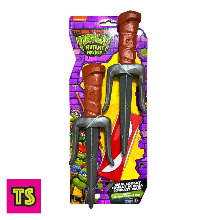 NINJA COMBAT ROLE PLAY RAPHAEL'S TWIN SAI, NINJA TURTLES TMNT MUTANT ...