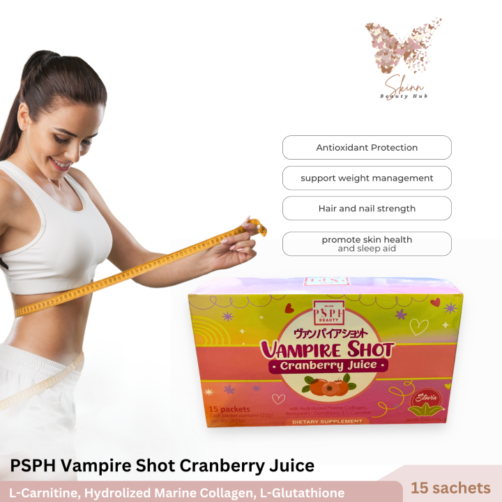 PSPH Vampire Shot Cranberry Slimming Juice with L-Carnitine, Marine ...
