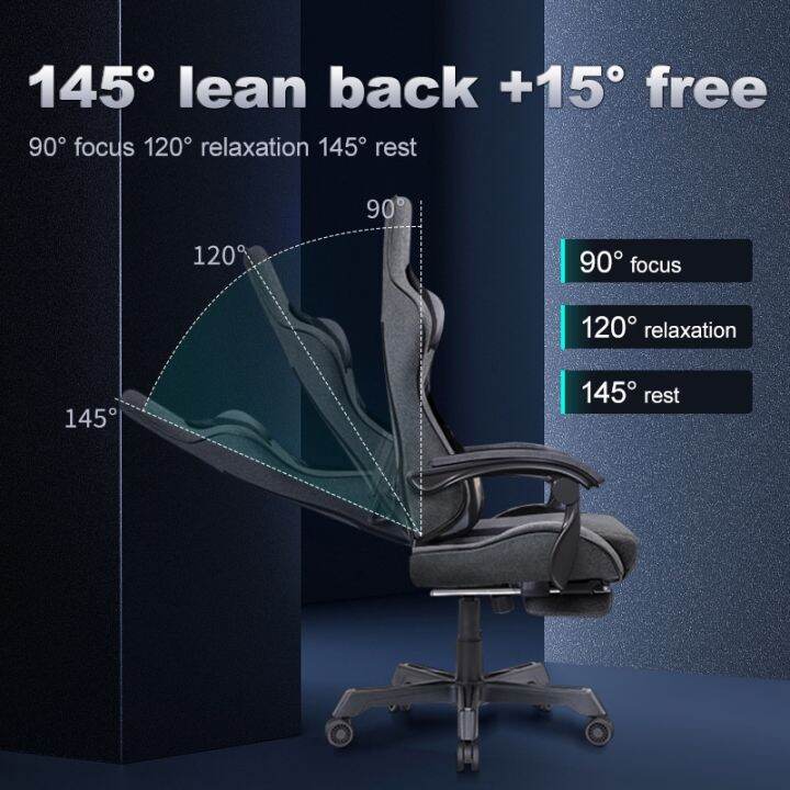 KUCA Gaming Chair Leather Office Chair Reclining Chair Adjustable ...