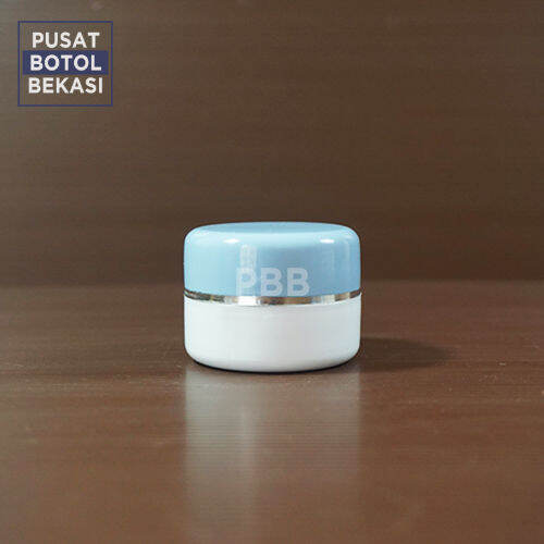 POT CREAM 12,5 GRAM BIRU MUDA - PUTIH ( ISI 50 PCS ) | Lazada Indonesia