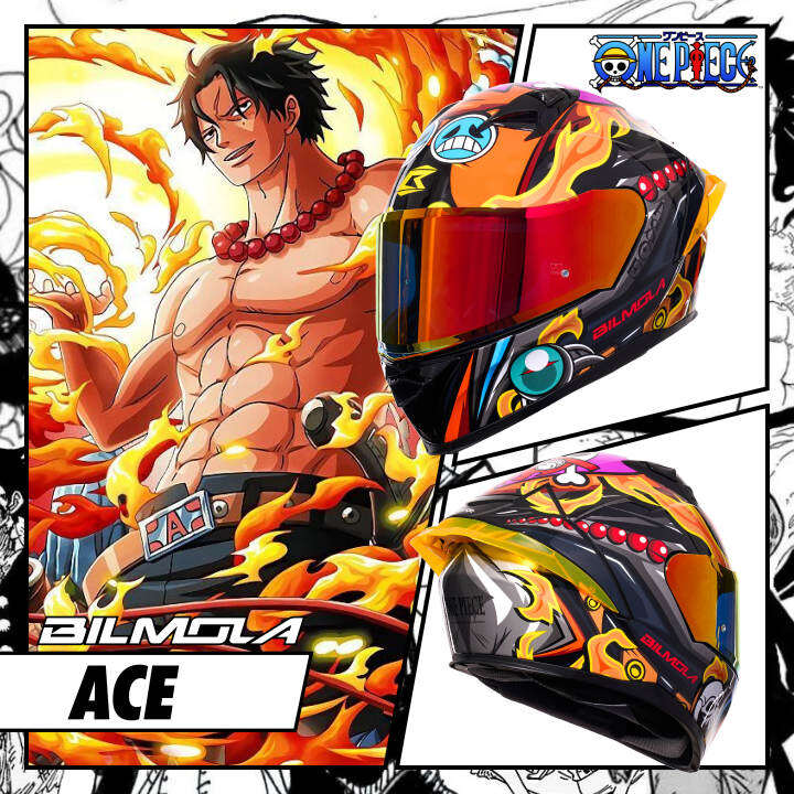 หมวกกันน็อค Bilmola One piece (ACE) Limited Edition | Lazada.co.th