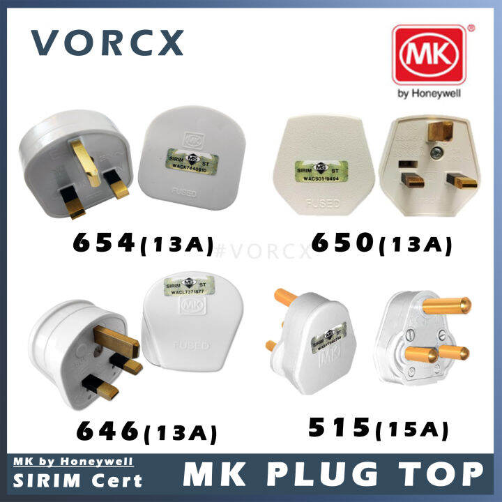 MK 654 646 650 13A 515 15A 3 PIN PLUG TOP SIRIM MK654 MK646 MK650 MK515 ... MK 654 646 650 13A 515 15A 3 PIN PLUG TOP SIRIM MK654 MK646 MK650 MK515 ...
