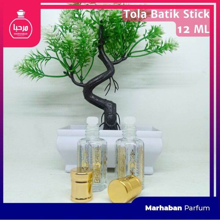 botol parfum surati tola corak batik Stick 12 ml LUSINAN botol parfum ...