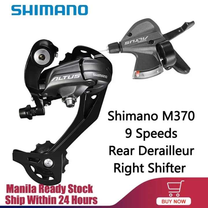 Shimano Altus SL-M370 Shifter Groupset RD-M370 Rear Derailleur 3x9 ...