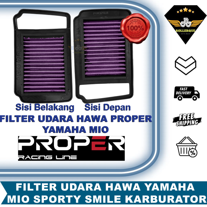 Filter Saringan Udara Hawa Yamaha Mio Smile Sporty Karburator 5TL ...