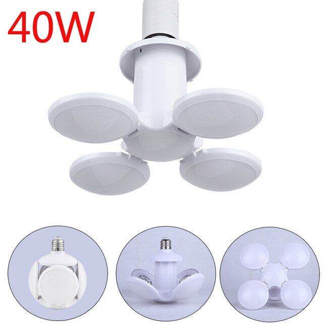 Led Lamp E27 Fan Blade Led Bulb Lamp Folding Angle Adjustable Led 45w ...