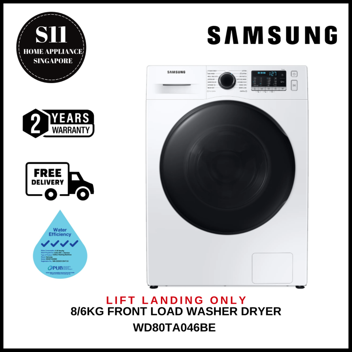 SAMSUNG WD80TA046BE/SP ECOBUBBLE 8/6KG WASHER DRYER 4 TICKS - 2 YEARS ...