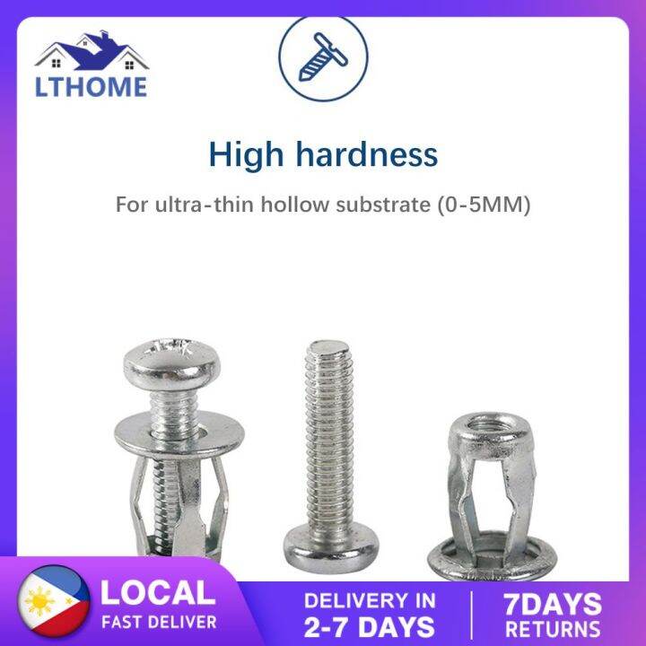 Petal Rivets Nut Molly Jack Nut Expansion Clamp Petal Shape Metal Rivet ...