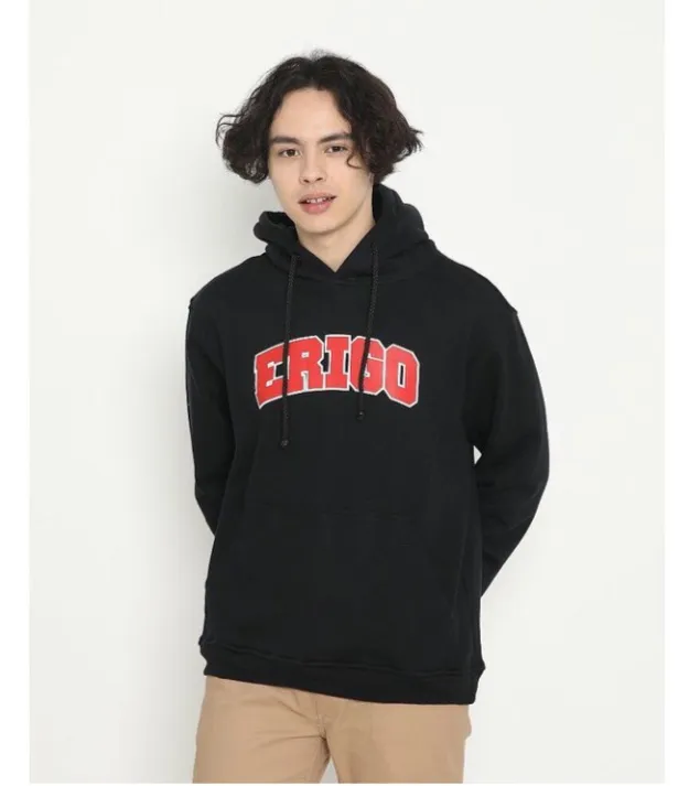 jaket erigo pria / hoodie erigo terbaru / erigo hoodie shiori black ...