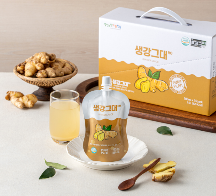 [PURE PLAN] Ginger Yuja Juice 100ml*15packs / Ginger yuzu drink | Lazada PH