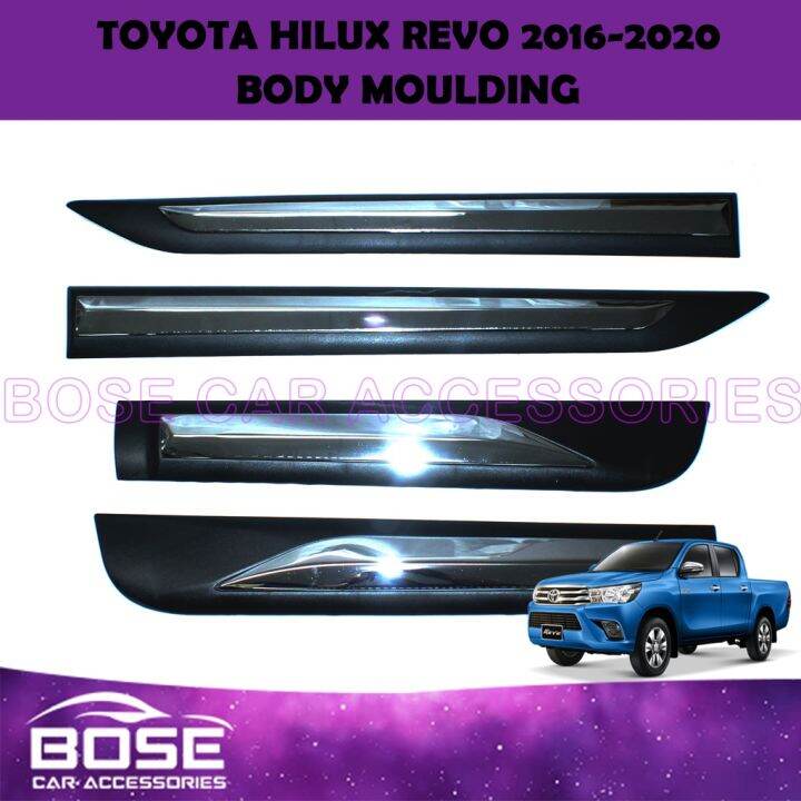 ♧Toyota Hilux Rocco Hilux Revo 2016 - 2023 OEM Side Body Moulding Side ...