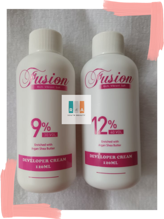 Fusion Hair Color 9% or 12% Developer Cream/ Oxidizing Solution 120 ml ...