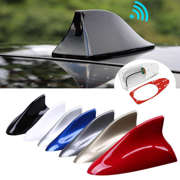 Car Shark Fin Antenna FM/ Am Radio Antenna Cover For BMW Toyota Honda ...