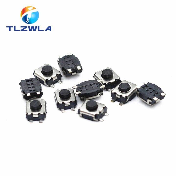 100ชิ้น/ล็อต3*4*2มม. สวิตช์ SMD 4ขา Touch Micro Switch Tact Push ปุ่ม ...