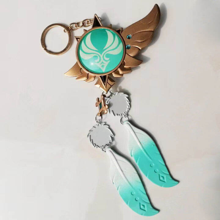 Genshin Impact Venti Vision Of God Cosplay Anime Luminous Barbatos ...