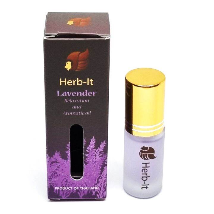 Herbit Aromatic Lavender Roll-on ยาดม กลิ่นลาเวนเดอร์ แบบลูกกลิ้ง (ใช้ ...