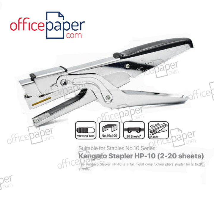 Kangaro Stapler/Kangaro HP-10 Stapler/Pengokot Kangaro (2~20 Sheets) (1 ...