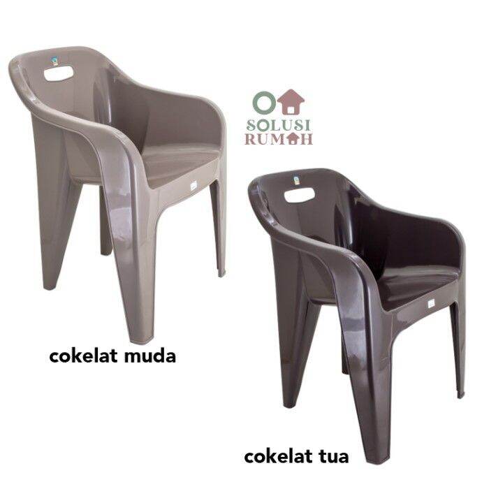 Kursi Sandar Plastik Besar Bangku Duduk Santai Teras Taman Halaman ...