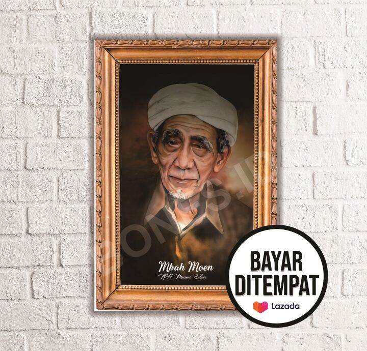 HIASAN DINDING / POSTER HABIB / ULAMA MBAH MOEN | Lazada Indonesia