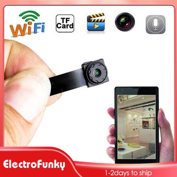 Wireless Spy Tiny IP WIFI Mini DIY Pinhole Hidden Audio Video Camera ...