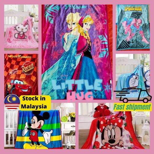 Selimut Kartun Budak Baldu Gebu Kid Baby CARTOON Blanket and spiderman ...
