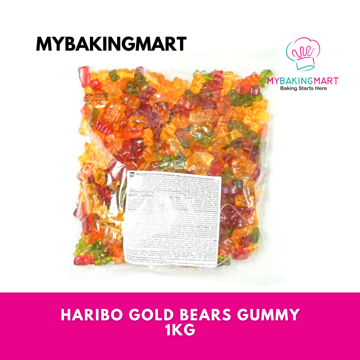 Haribo Gold Bears Halal Candy Gummy 1kg Original Pack | Lazada