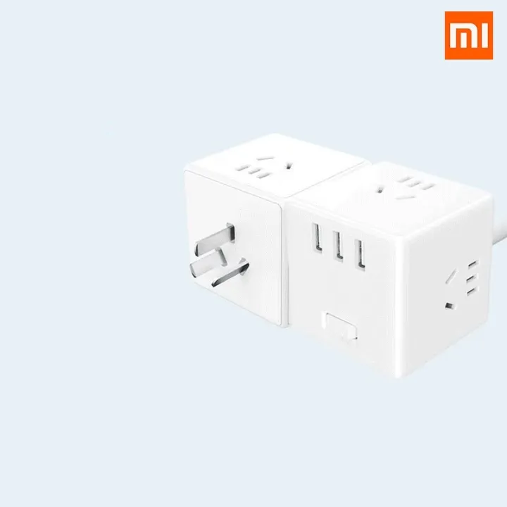 Xiaomi Mijia 2 In 1 USB Charger Power Strip Adapter 6 Ports Socket ...