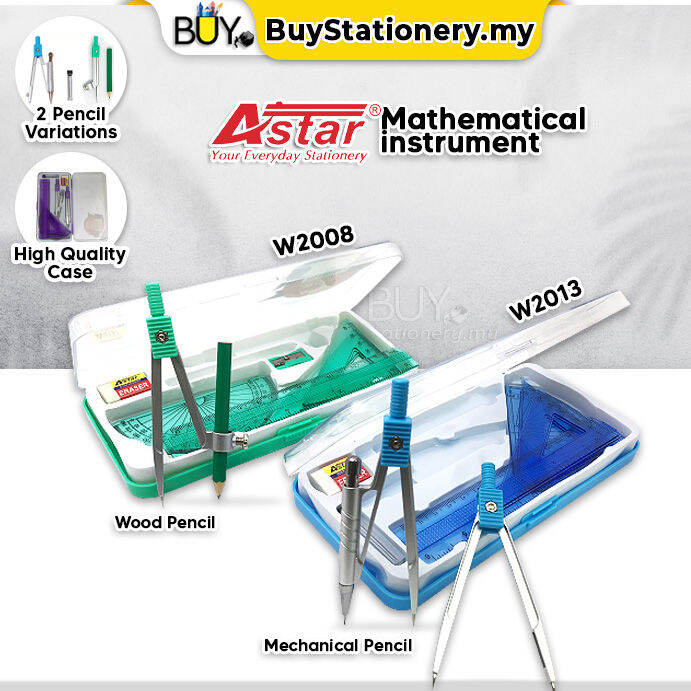 Astar Mathematical / Geometry Instrument Set For Drawing W2008 / W2013 ...
