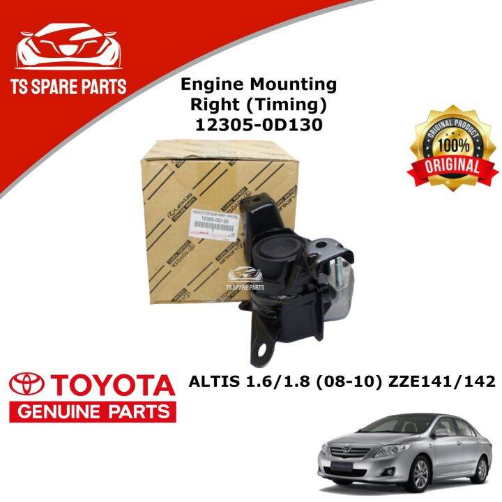 Toyota Engine Mounting Right (Timing) 12305-0D130 Altis ZZE141/142 ...