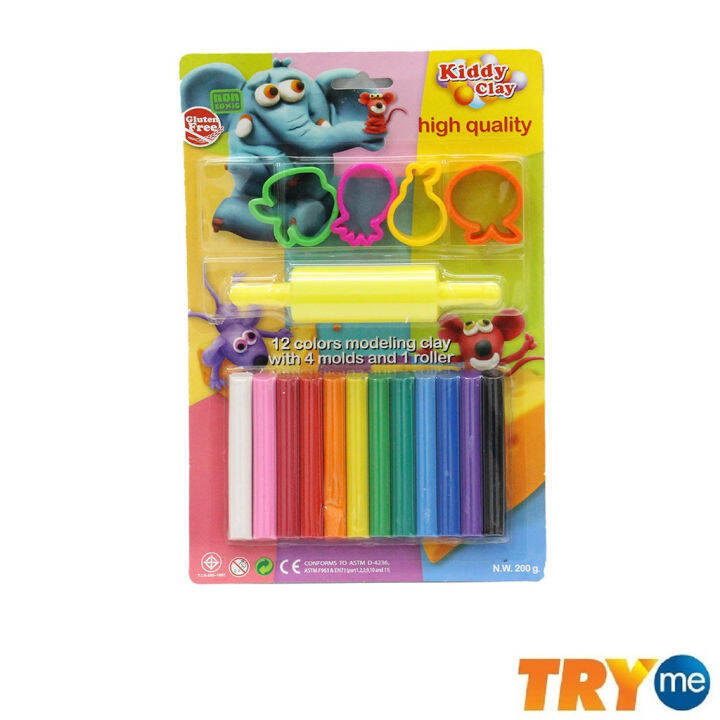 KIDDY CLAY Modelling Clay Set | Lazada