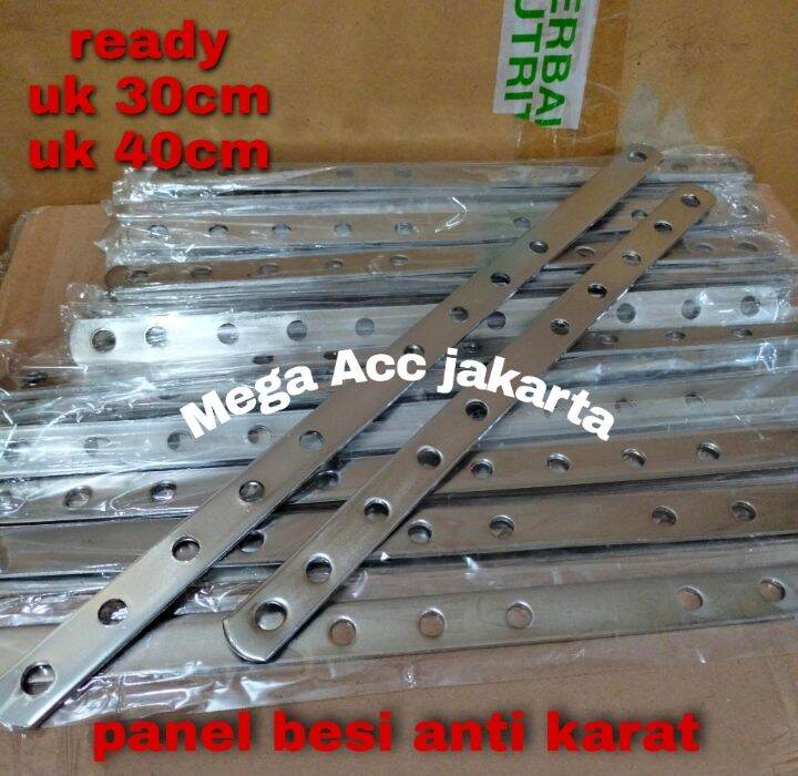 panel besi crome panjang 40cm dan 30cm tebal 3mm-panel rem besi warna ...