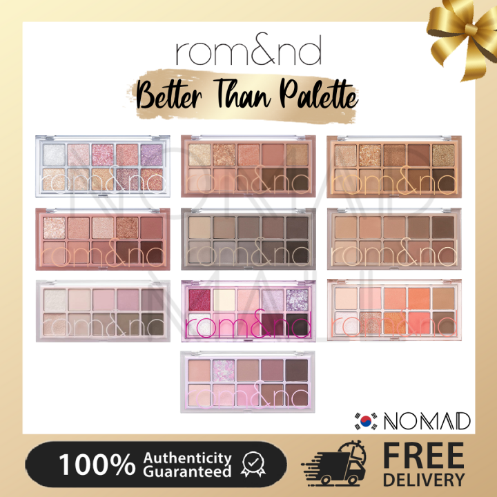 [ROM&ND] ROMAND Better Than Palette (10 kinds) Eyeshadow Palette | Lazada