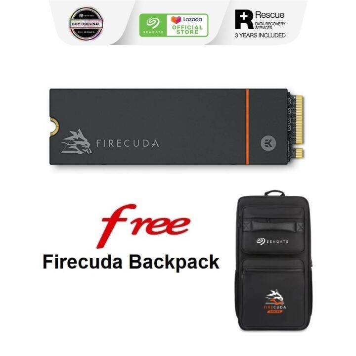 Seagate ZP1000GM3A023 1TB Firecuda 530 Heatsink PCIe Gen4 NVMe SSD Free ...