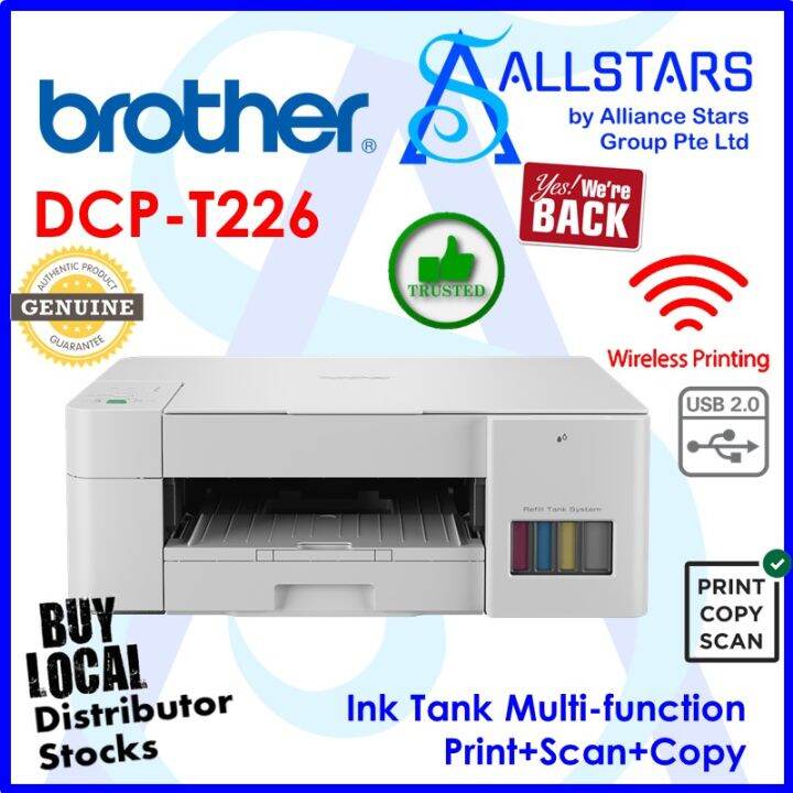 (ALLSTARS PROMO) Brother DCP-T226 / T226 Ink Tank / Multi-Function ...