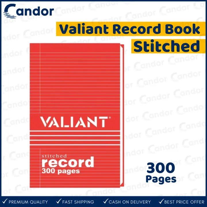 Candor Valiant Red Record Book (Stitched) 300 Pages | Lazada PH