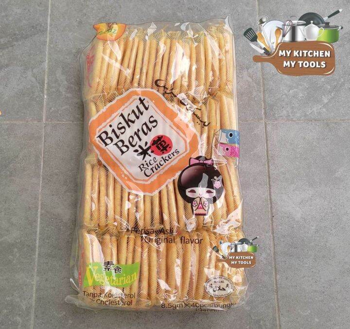 8.5g x 40pcs Healthy Akiko Rice Crackers / Rice Crackers, Akiko Biskut ...
