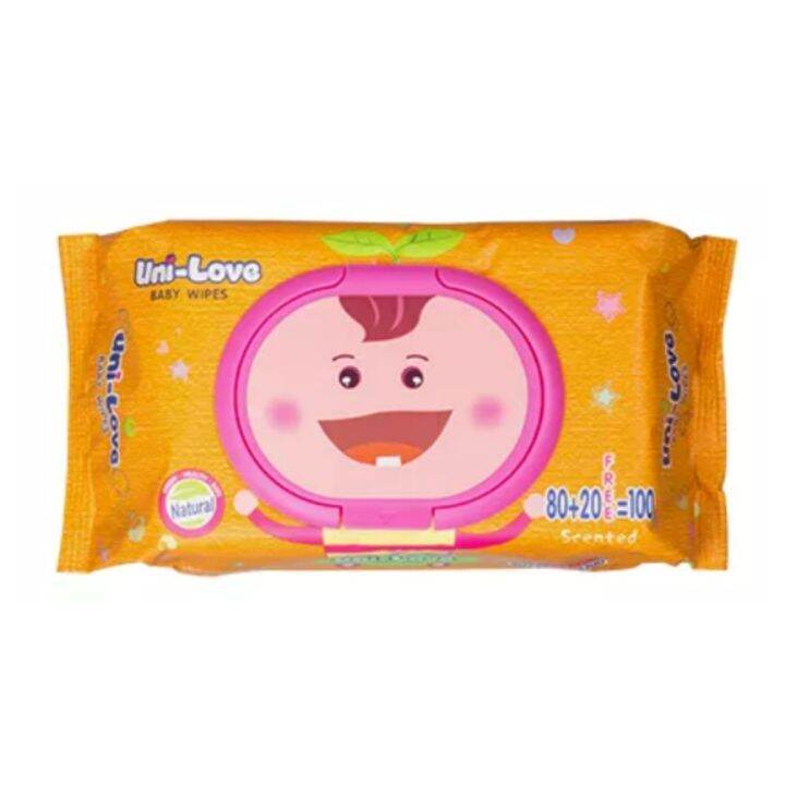 UniLove Powder Scent Baby Wipes 100 sheets | Lazada PH