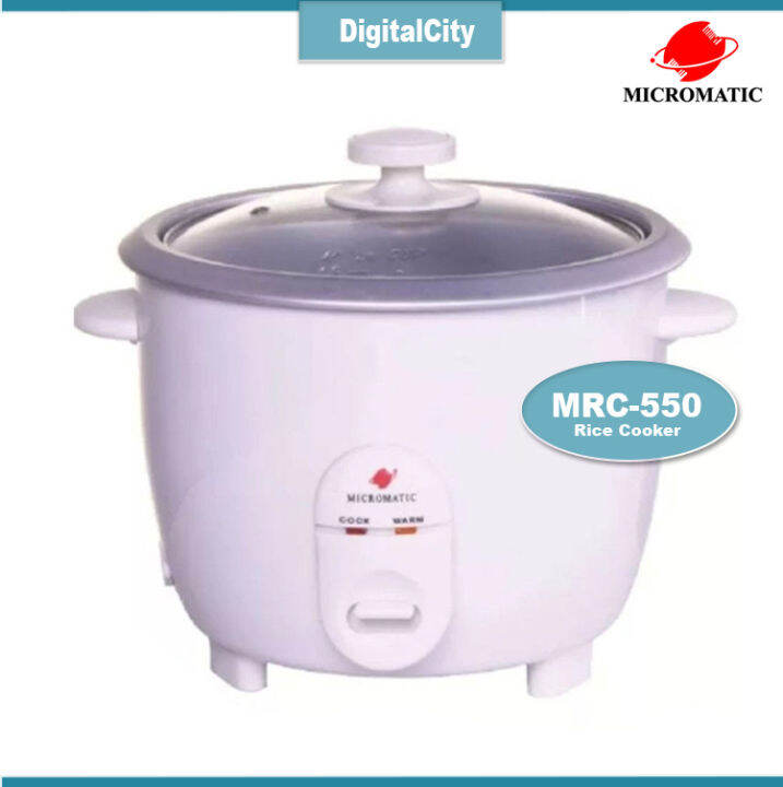 DC l Micromatic MRC-550 1.5L Capacity Rice Cooker | Lazada PH