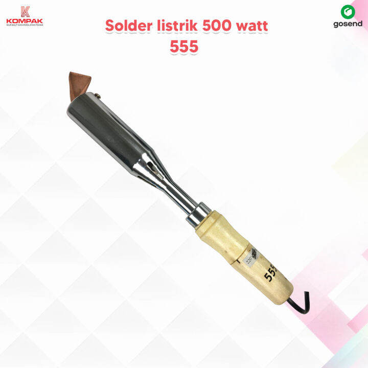 Solder Listrik 500W Gagang Kayu 555 500 Watt Electric Soldering Iron ...
