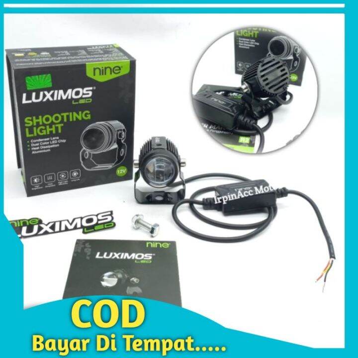 Lampu Tembak Luminos 9nine R2 Lampu Sorot Nyala Kuning Putih Dan ...