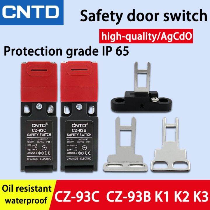CNTD Limit switch K1 K2 K3 High Quality CZ-93C (1NO1NC) Safety door Micro switchKey Switch CZ ...