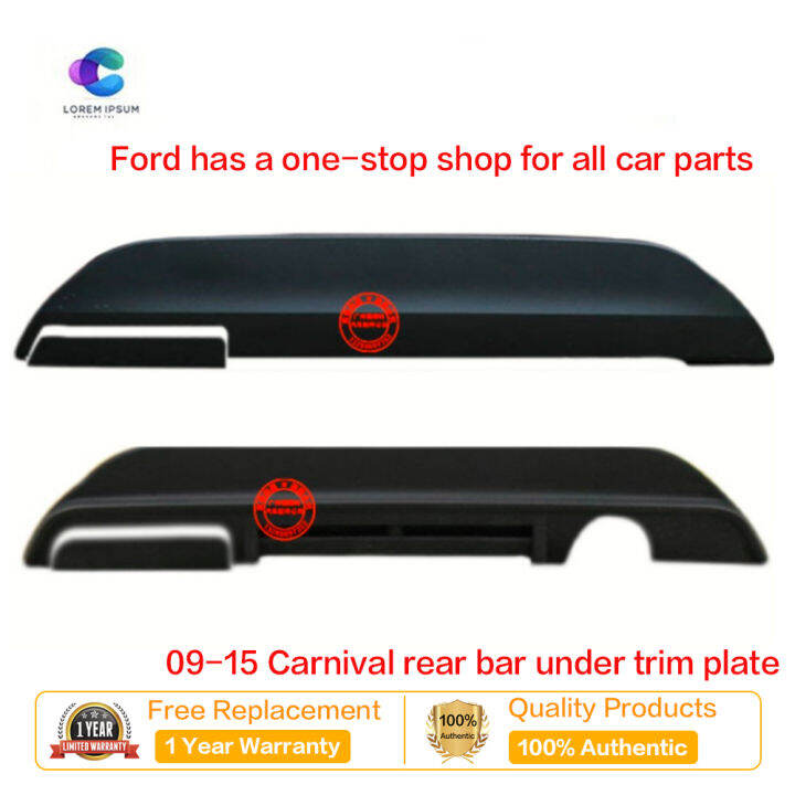 Ford 09-13-15 Fiesta rear bumper lower trim plate rear bumper chin ...
