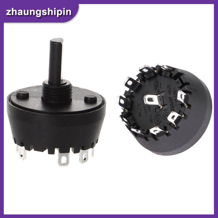 zhaungshipinjiaju💕 Rotary Gear Switch 9Pin 8Gear Knob Switch Of Juicer ...