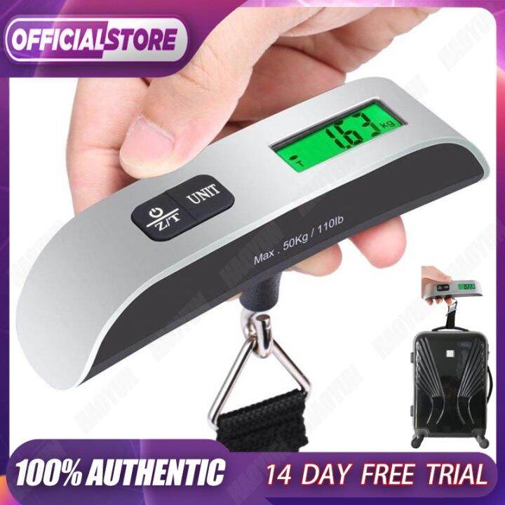 ♞Portable Scale 50 kg 110 lb Electronic Digital Luggage Scale Travel ...