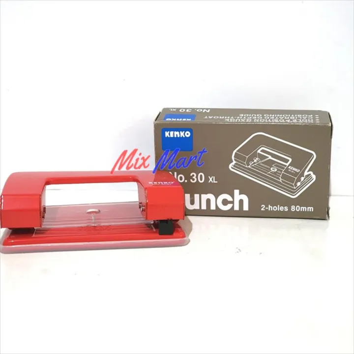 Punch Kenko 30 XL / Perforator / Pembolong kertas kecil 2 lubang ...