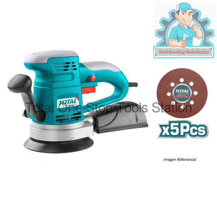 TOTAL Rotary sander 450W Premium Industrial TOOLS TF2041506 | Lazada PH
