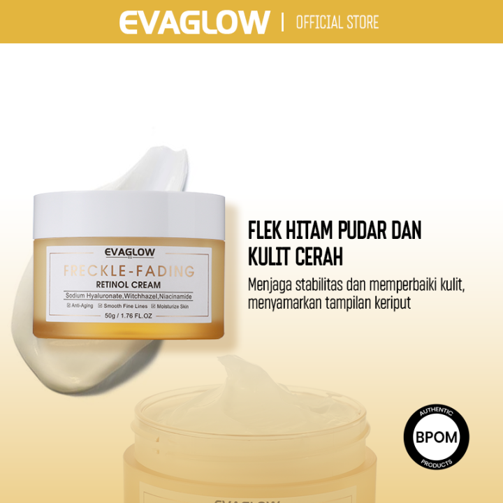 EVAGLOW Niacinamide Retinol Brightening Cream 50g Anti Aging Retinol ...