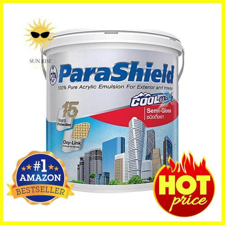 สีน้ำทาภายนอก CAPTAIN PARASHIELD COOLMAX BASE C กึ่งเงา 2.5 แกลลอนWATER-BASED EXTERIOR PAINT ...