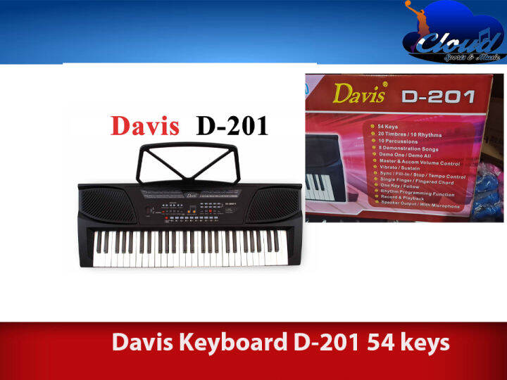 DAVIS Keyboard D-201 54keys | Lazada PH